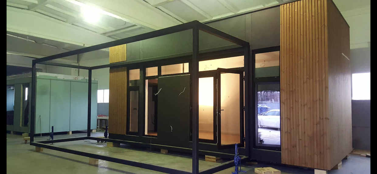 Modulhus Sveriges första 30 Kvm med husmodell Theo