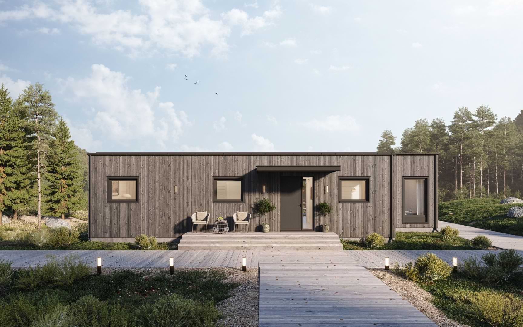 Attefallshus byggsats - Modulhus